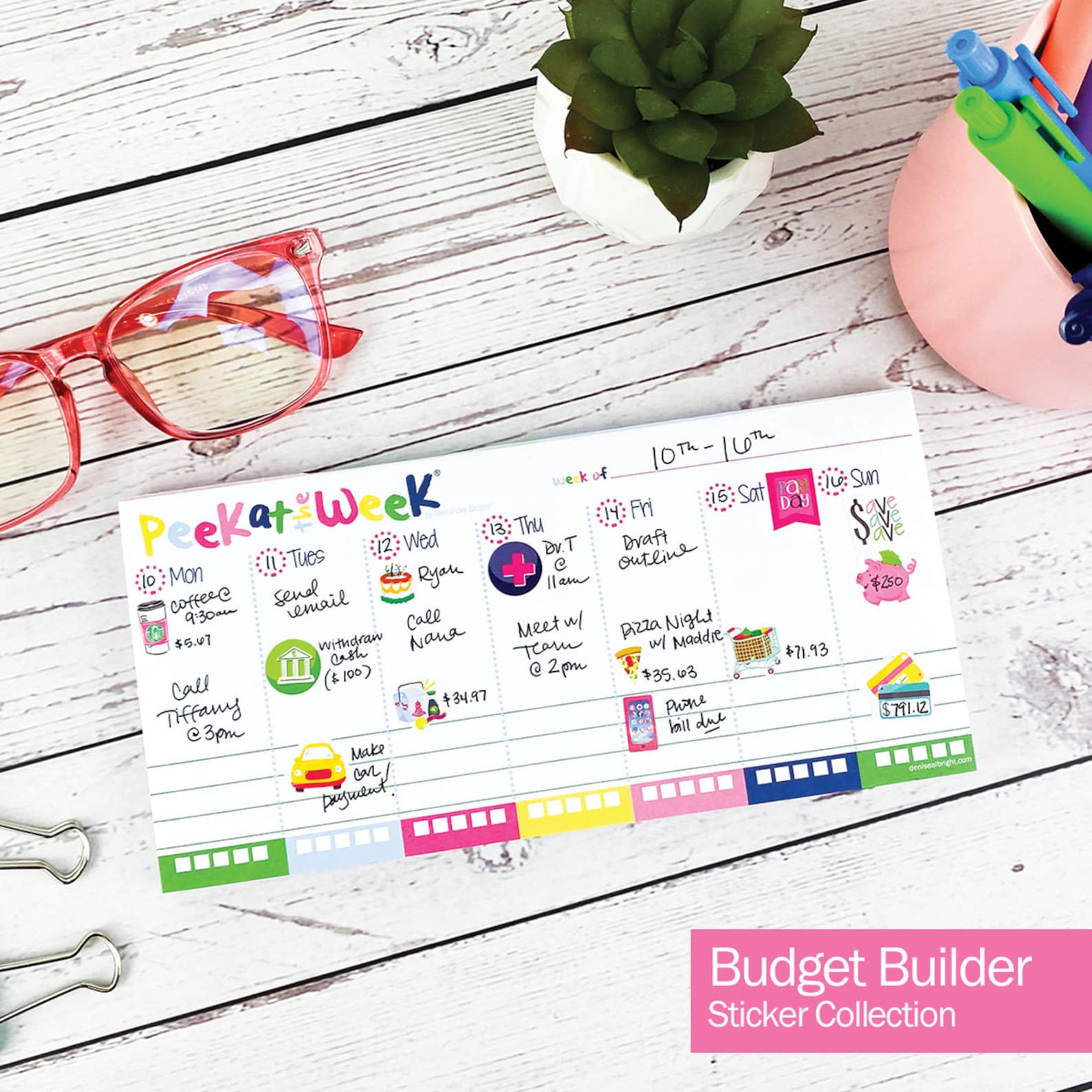 Budget Planning Sticker Sets Financial Planning 772 Count - Etsy