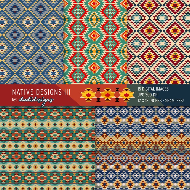 Native Digital Paper Pack. Scrapbooking Pages, Background, Scrapbook ...