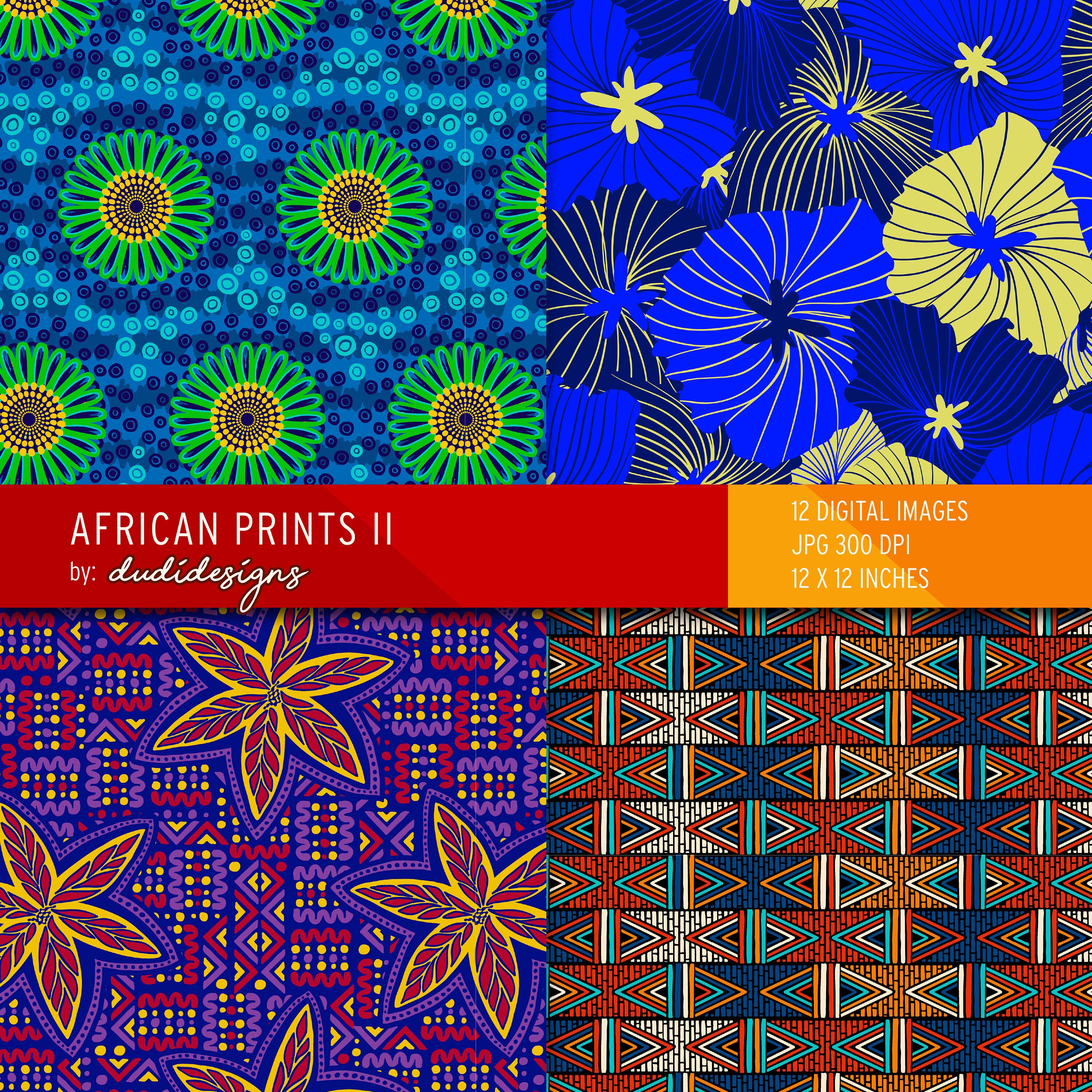 African Print Digital Paper Pack: Ankara Patterns (digital Download) - Etsy
