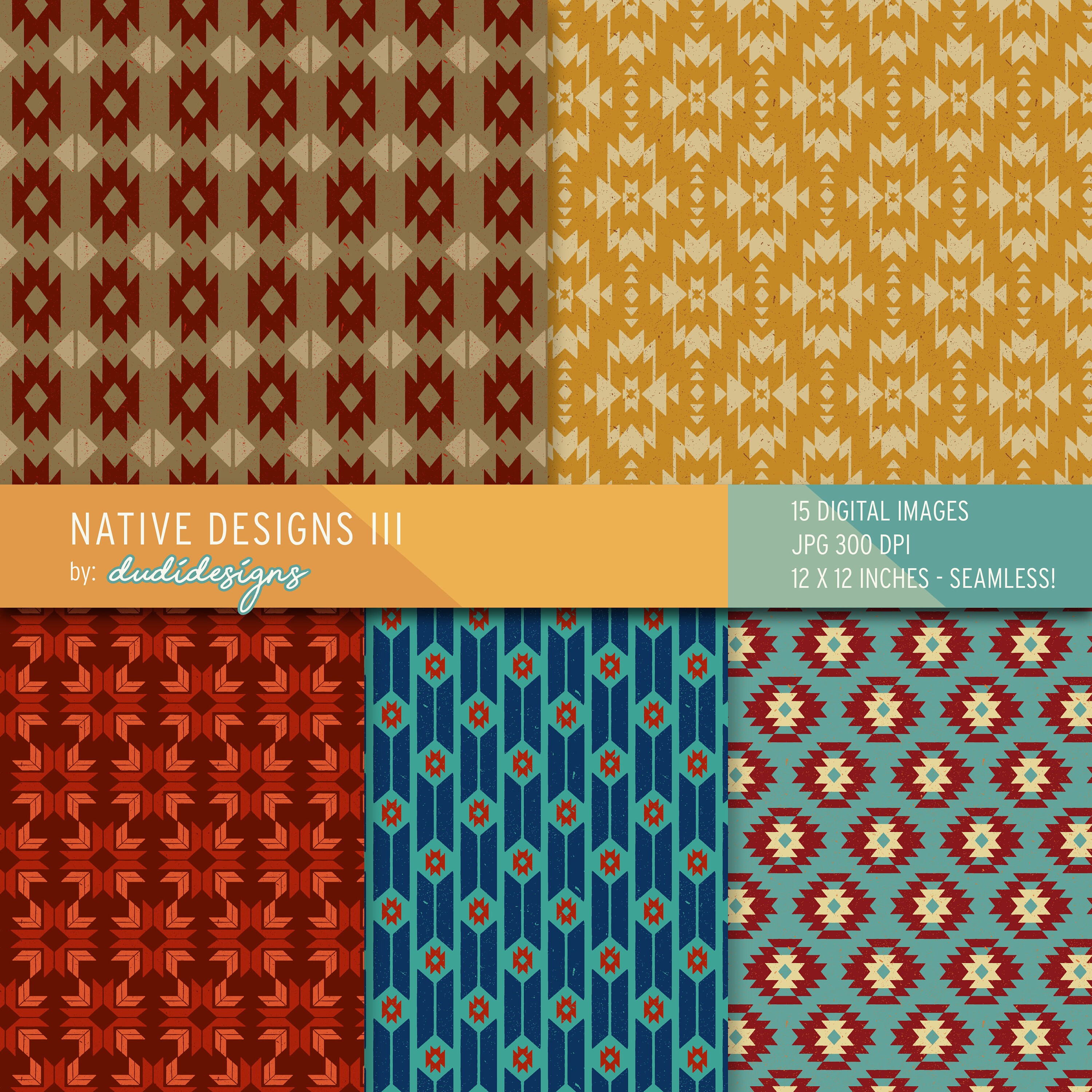 Native Digital Paper Pack Part 3. Scrapbooking Pages, Background ...
