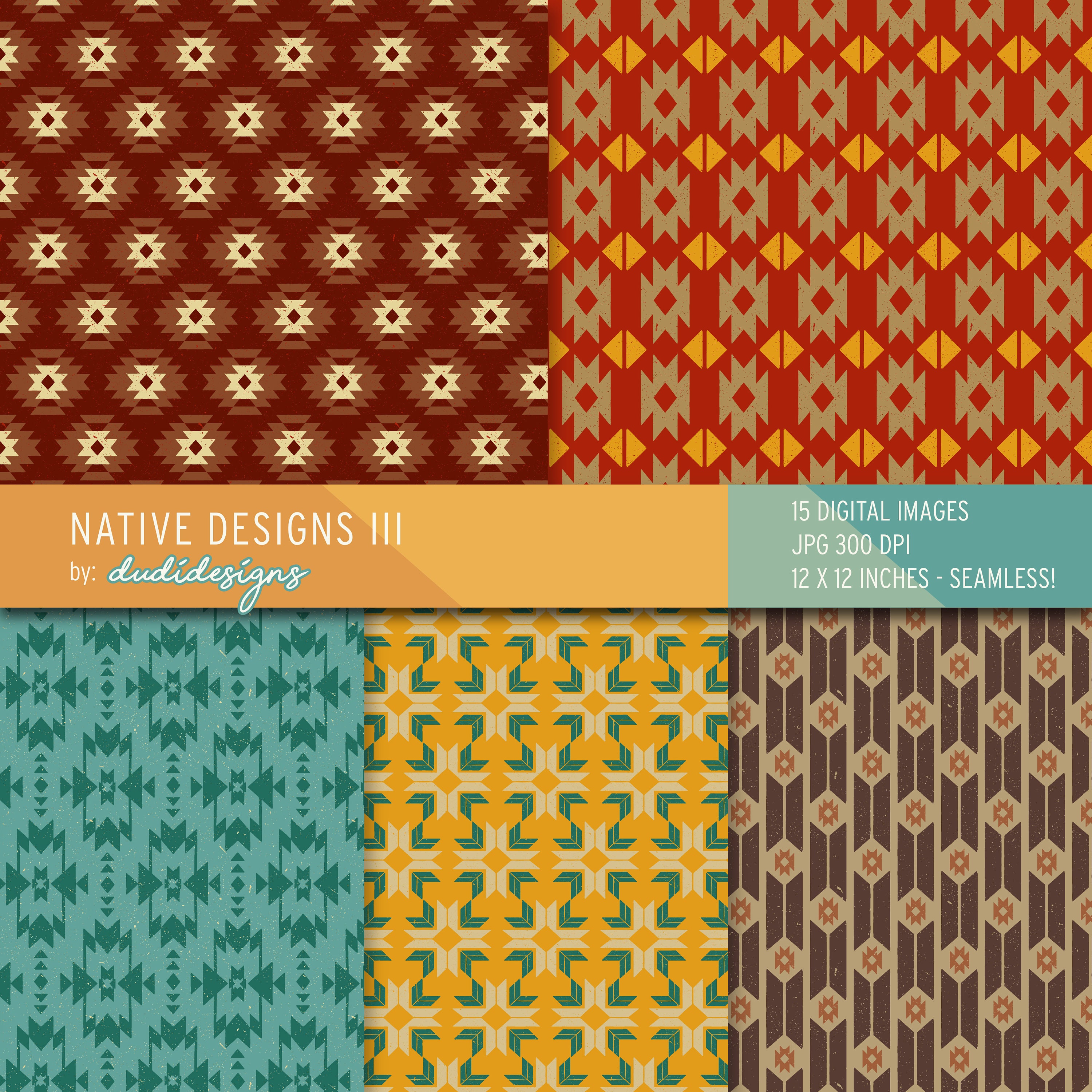 Native Digital Paper Pack Part 3. Scrapbooking Pages, Background ...