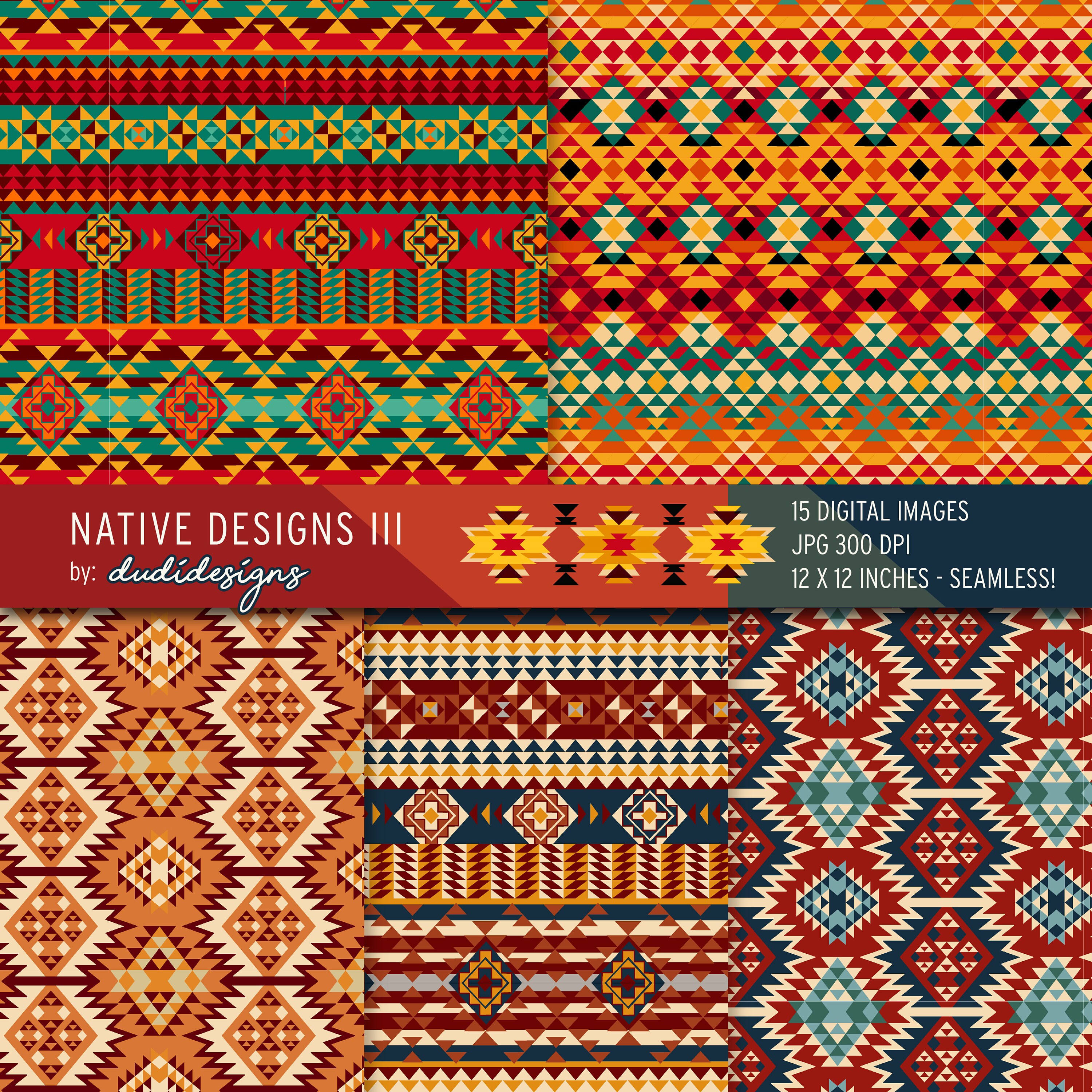 Native Digital Paper Pack. Scrapbooking Pages, Background, Scrapbook ...