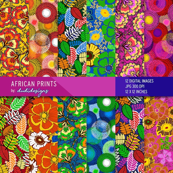 African Print Paper - Etsy