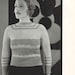 Lillian Sweater • 1930s Sweater Jumper Top Blouse Pattern • Vintage ...