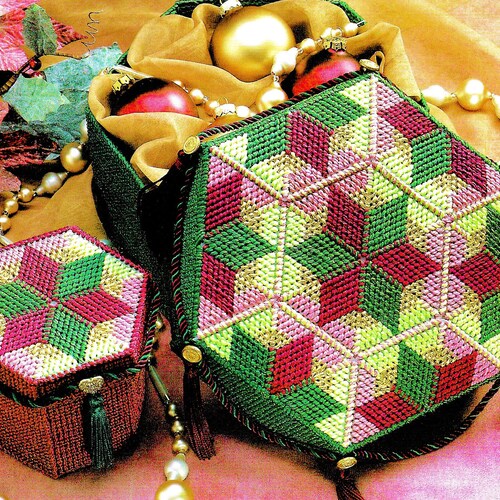 Vintage Plastic Canvas Pattern Book PDF Spring Floral Flower - Etsy