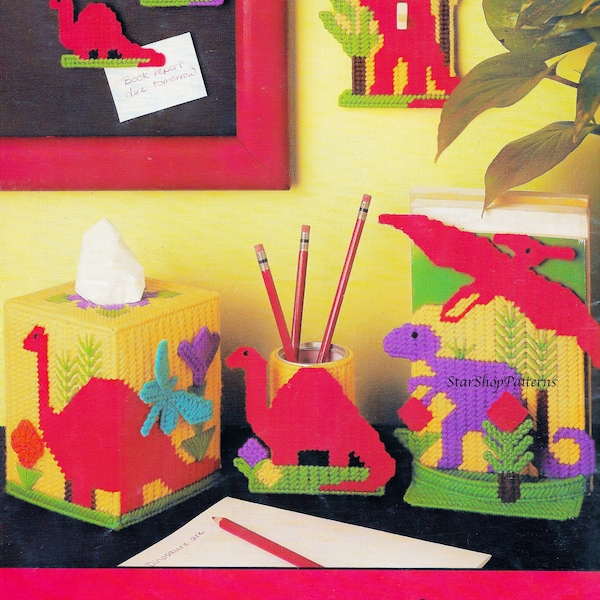 Plastic Canvas Dinosaur Patterns - Etsy