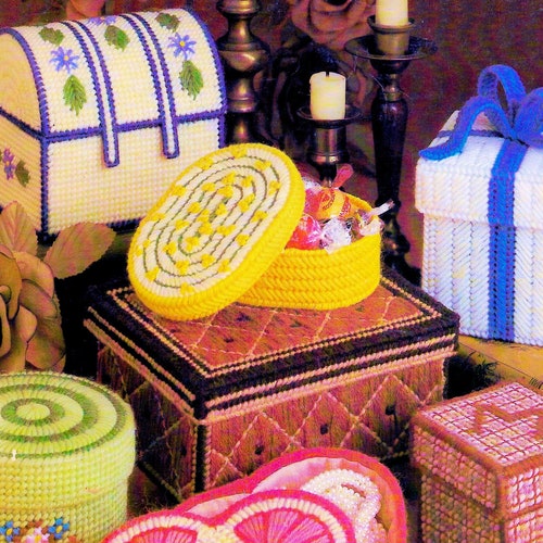 Vintage Plastic Canvas Pattern Book PDF Digital Download - Etsy