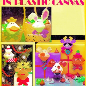 Vintage Plastic Canvas Pattern Book PDF • Squeezum Plastic Canvas ...