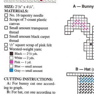 Mini Plastic Canvas Pattern Book PDF Download • Small Plastic Canvas ...