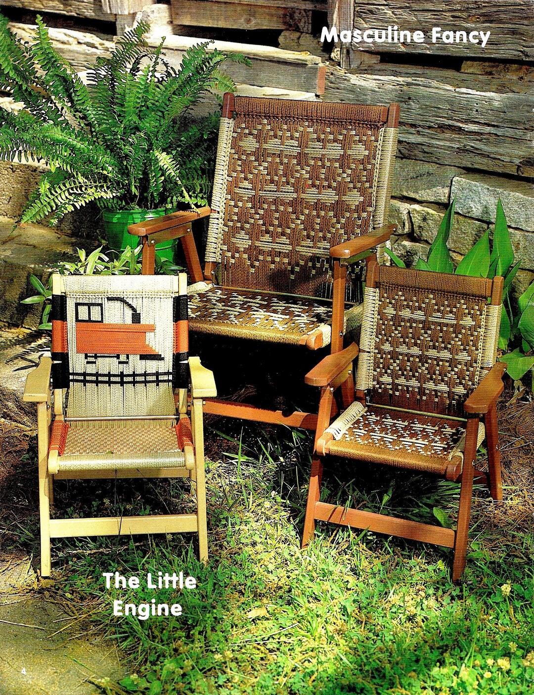 Kids Macrame Chairs • DIY Macrame Chair Pattern Patio Lawn Chair ...