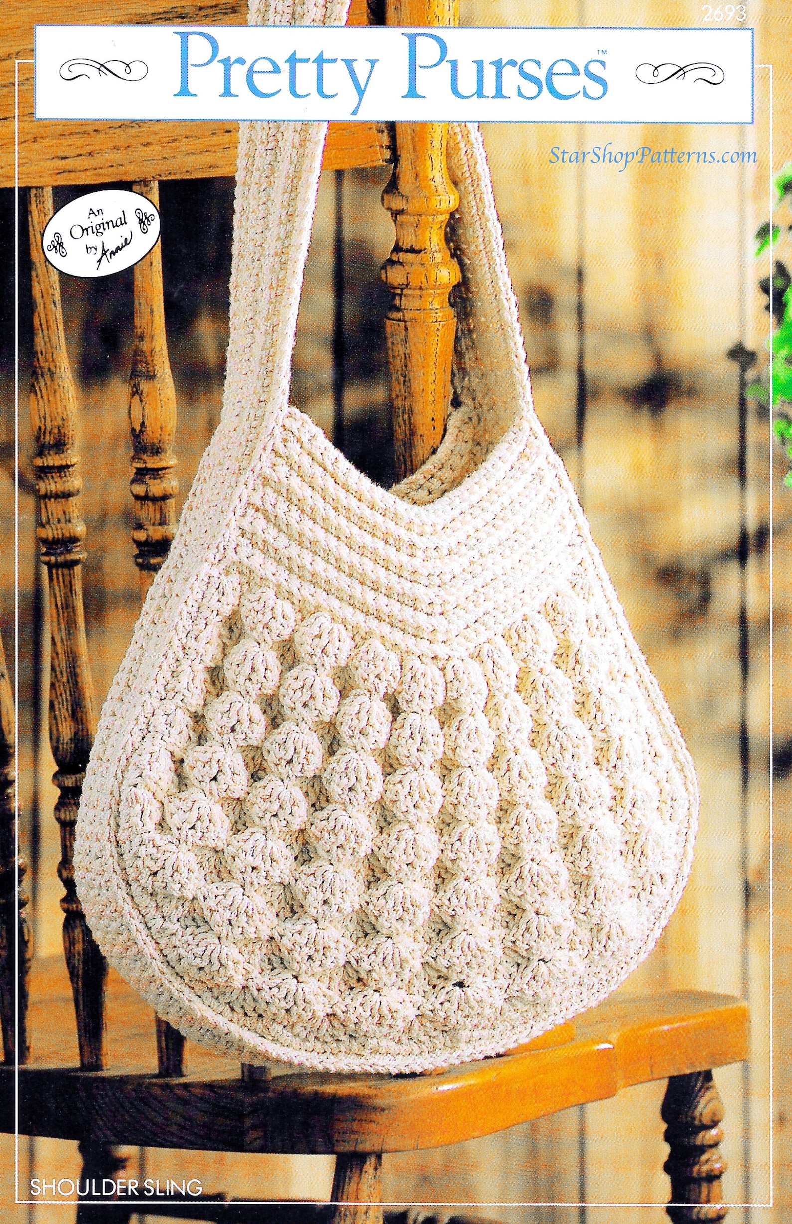 Vintage Crochet Purse Pattern Book PDF Download • Shoulder Sling ...