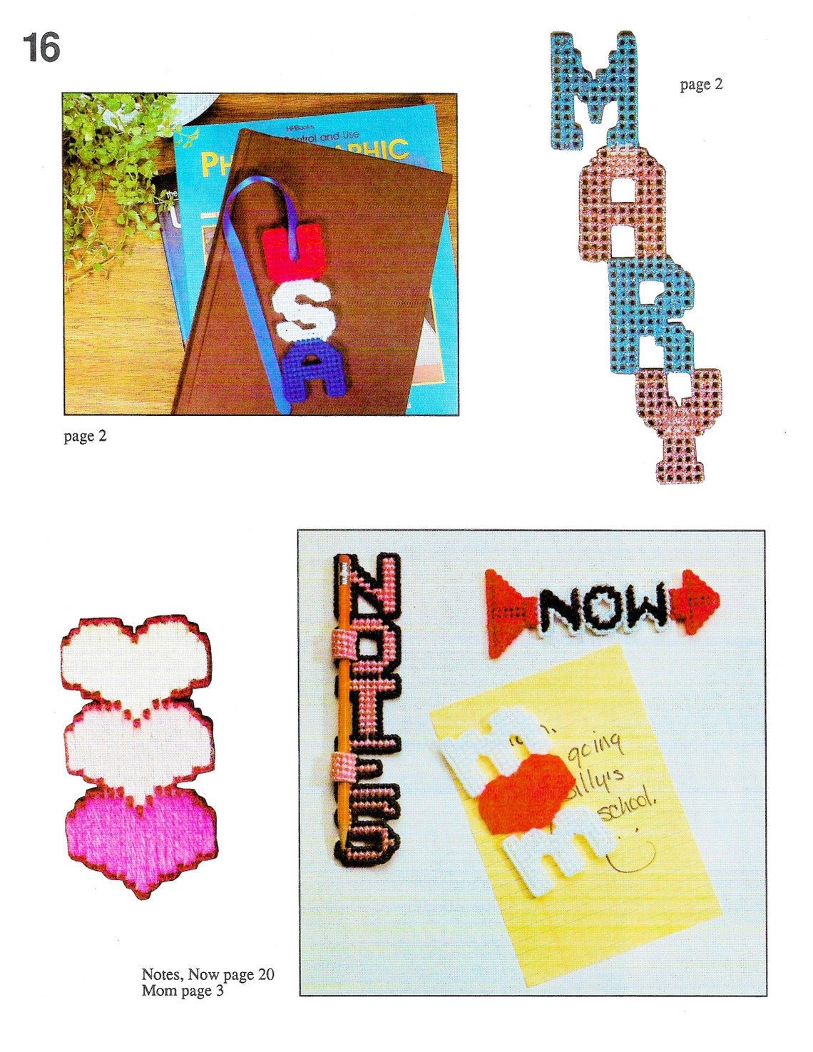 Vintage Plastic Canvas Pattern Book PDF Digital Download - Etsy