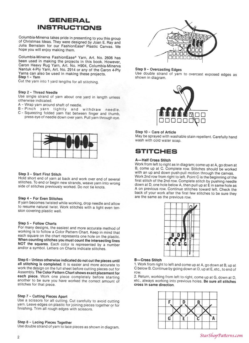Christmas Plastic Canvas Pattern Book PDF Christmas Candle - Etsy