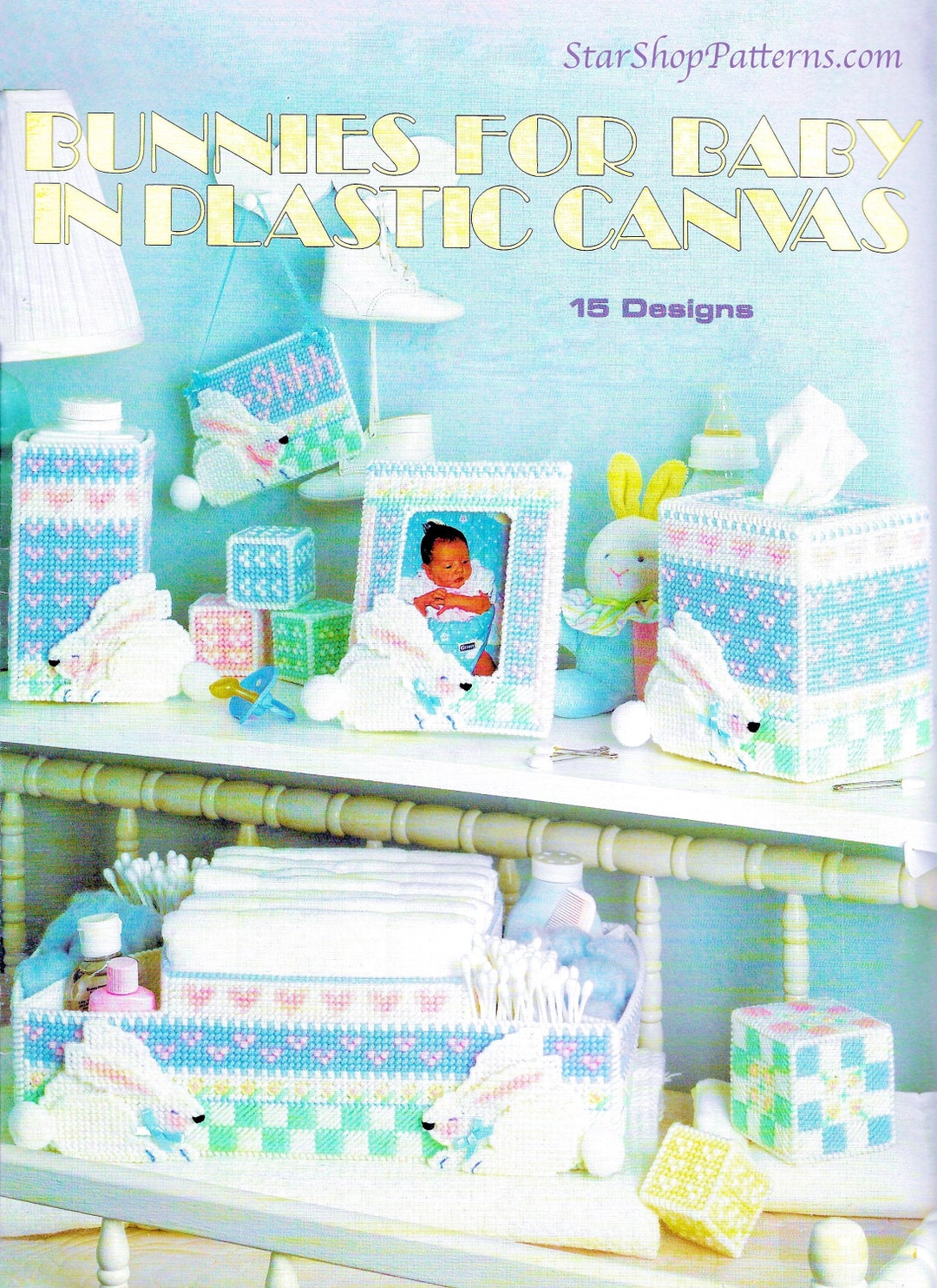 Vintage Plastic Canvas Pattern Book PDF • Tissue Box Plastic Canvas ...