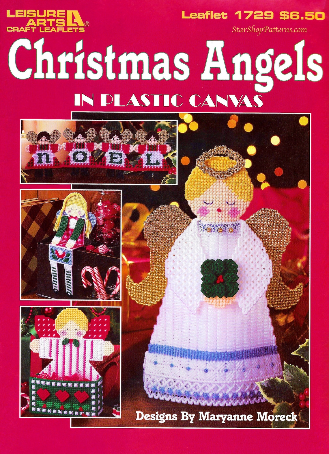 Christmas Plastic Canvas Pattern Book PDF Angel Plastic - Etsy