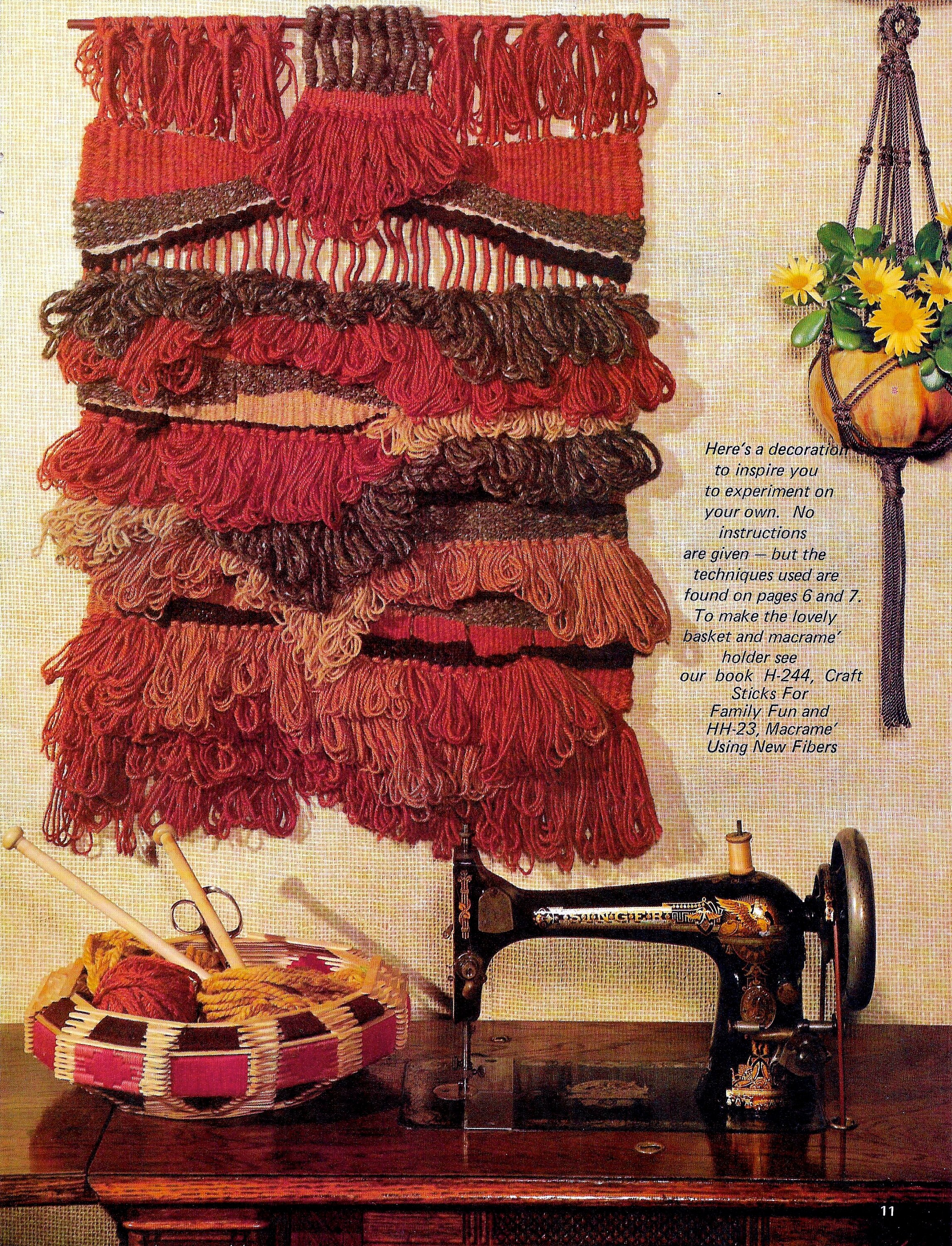 Weaving & Tapestry Craft Supplies & Tools Vintage Weaving Patterns ...