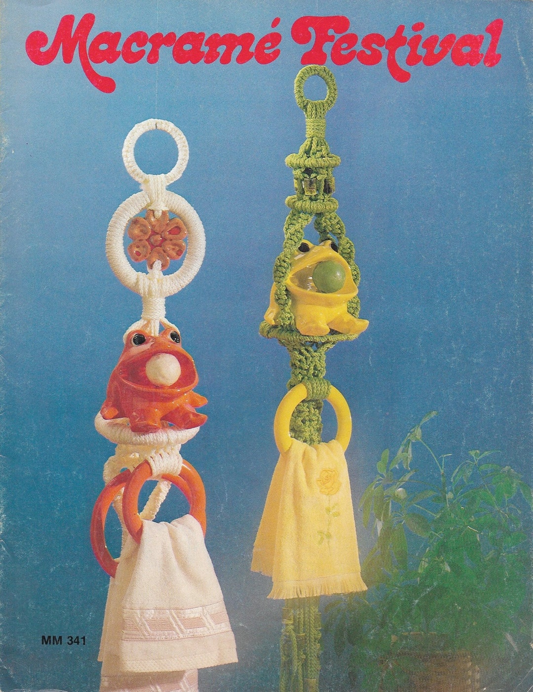 Macrame Festival • 1970s Learning Macramé Knots • Frog Owl Frogs Owls ...