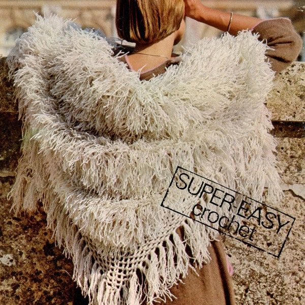 Faux Fur Stole Knitting Pattern - Etsy