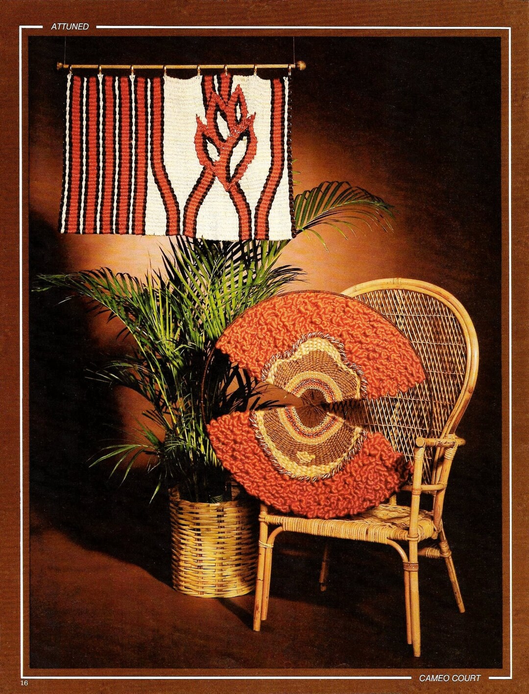Vintage Weaving Pattern • 1970s Flatloom Weaving Book • Tapestry Wall ...