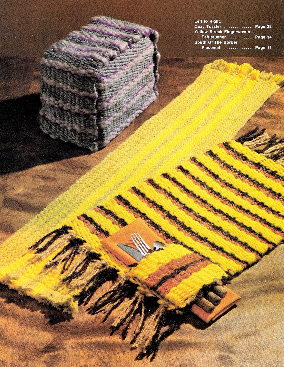Vintage Kitchen Weaving • Off-loom 1970s Beginners Weaving Book • 70s ...