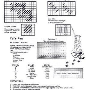 Vintage Plastic Canvas Pattern Book PDF • Plastic Canvas Coaster ...