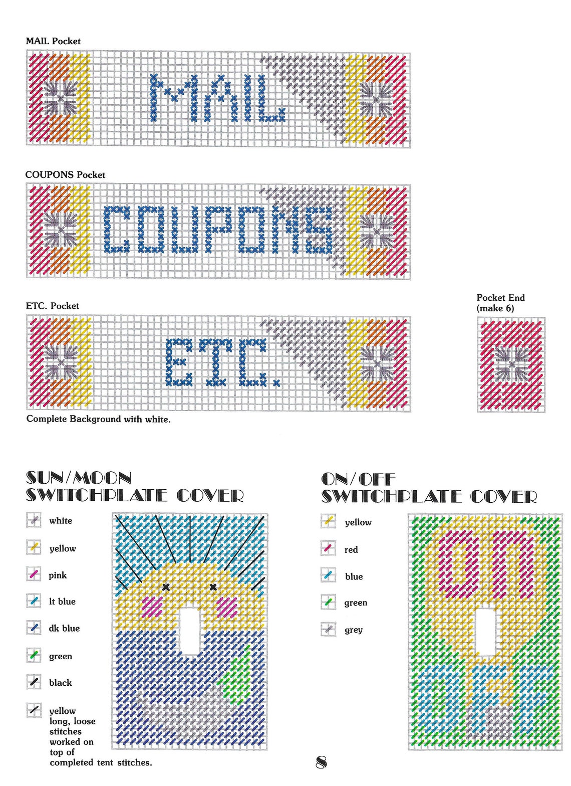 Vintage Plastic Canvas Pattern Book PDF Plastic Canvas - Etsy