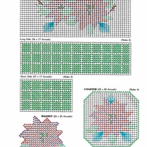 Vintage Plastic Canvas Pattern Book PDF Poinsettia Christmas - Etsy