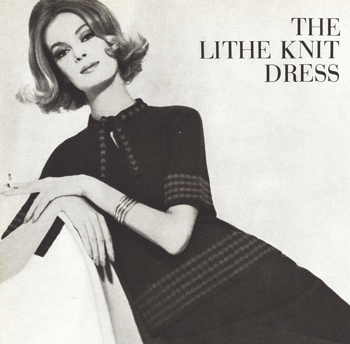 Lithe Dress 1960s Knitting Knit Sweaterdress Sweater Top - Etsy Canada