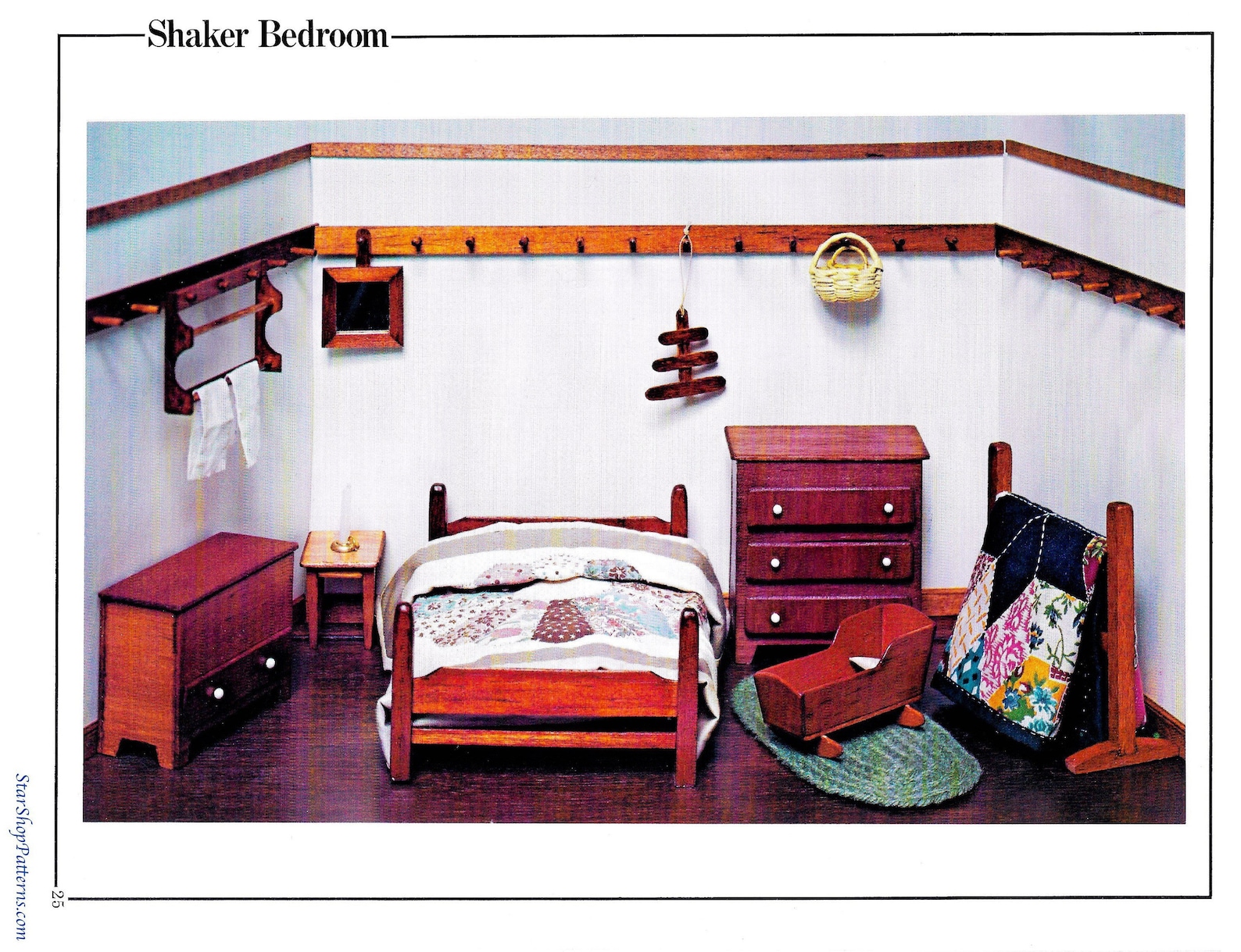 Vintage Miniature Dollhouse Furniture Pattern Book PDF Ebook Shaker Toy ...