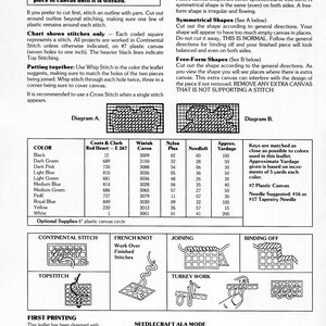 Vintage Plastic Canvas Pattern Book PDF Ebook Pansy Flower Toilet Roll ...