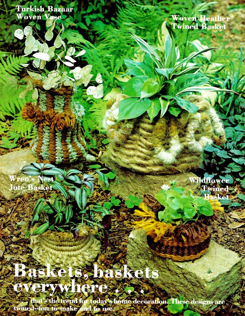 Vintage Weaving Pattern Book PDF • 1970s Off-loom Easy Beginner Weaving ...
