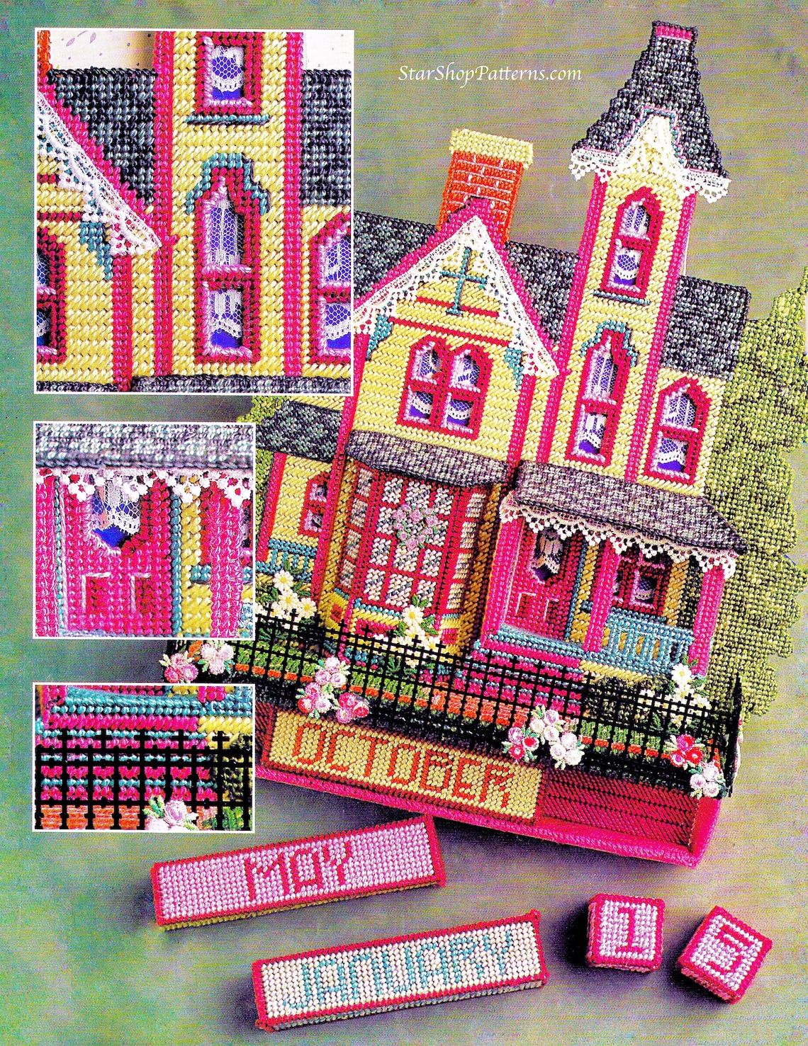 Perpetual Calendar Plastic Canvas Pattern Book PDF Plastic - Etsy