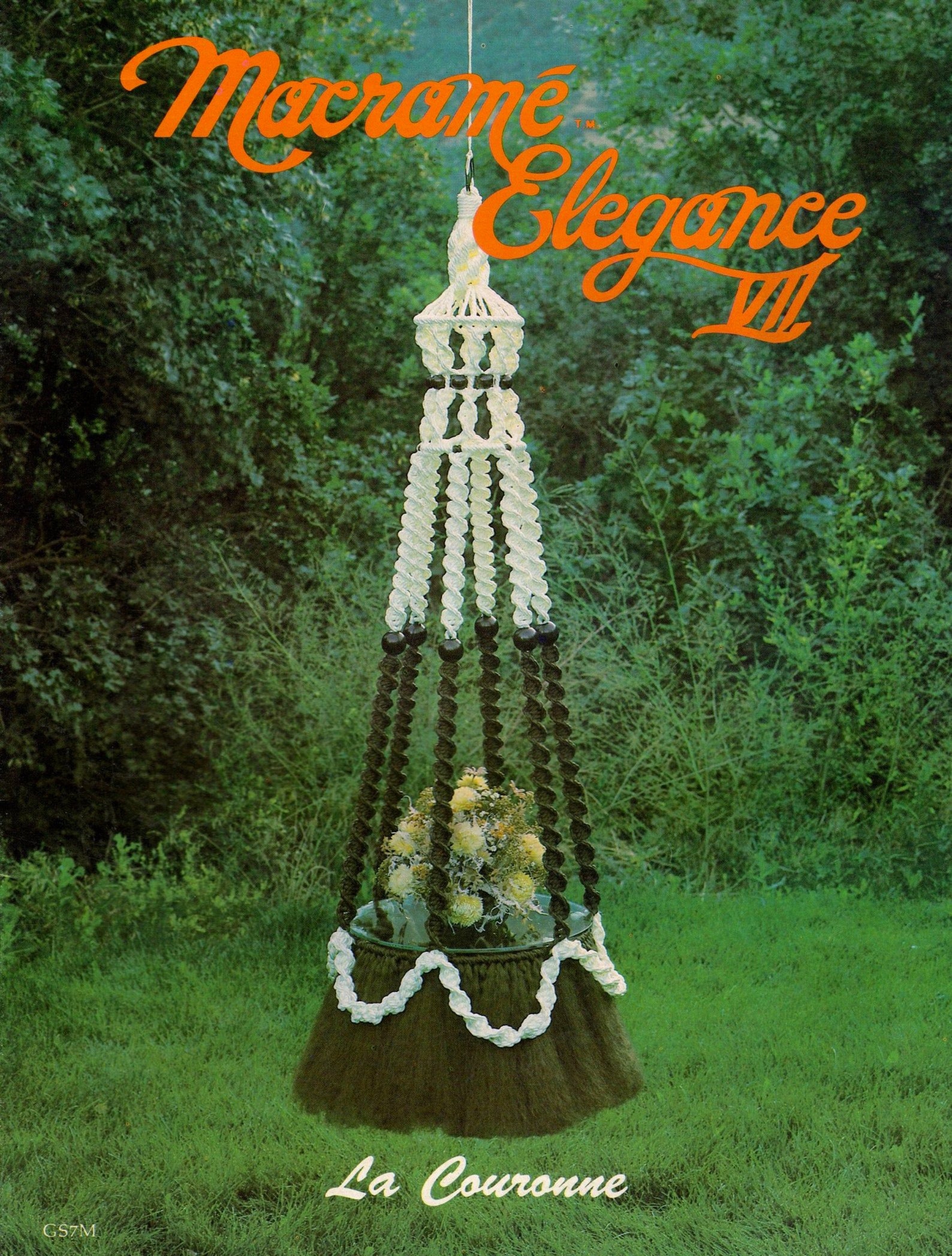 Vintage Macrame Pattern PDF macrame Elegance VII 7 1970s - Etsy