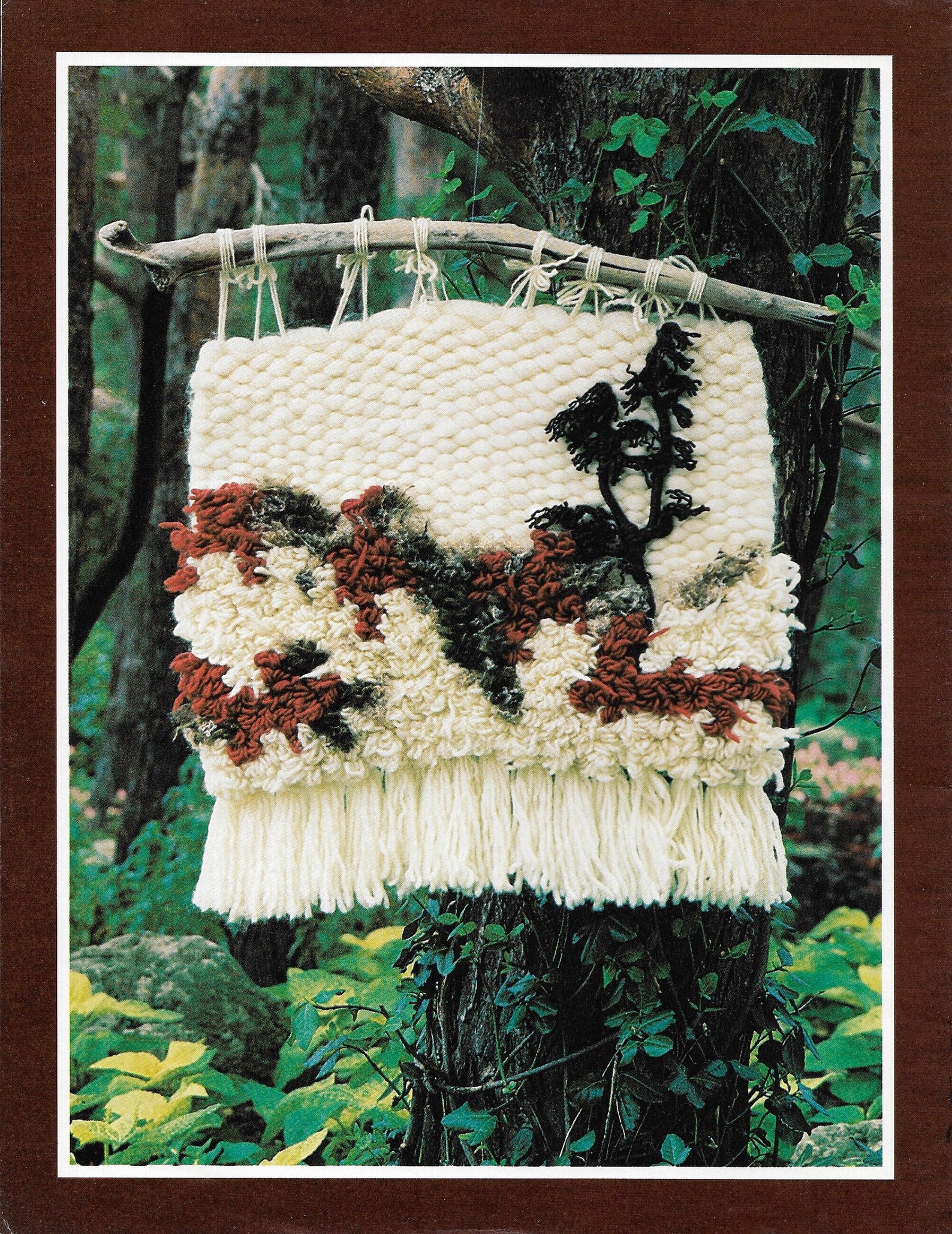 Weaving A Weavers Garden • 1970s Flatloom Easy Beginner Weaving Book ...