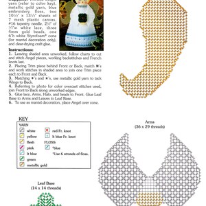 Christmas Plastic Canvas Pattern Book PDF • Angel Plastic Canvas Pattern • xmas Tissue Box Cover ...