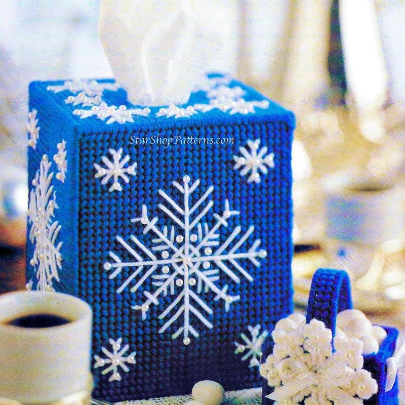 Vintage Snowflake Box - Etsy UK