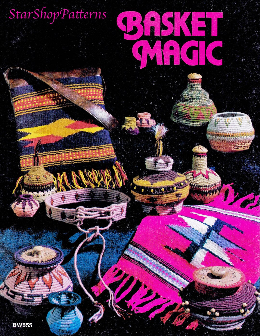 Basic Basketry Book PDF • 1970s Easy Beginner Basket Making Weaving ...