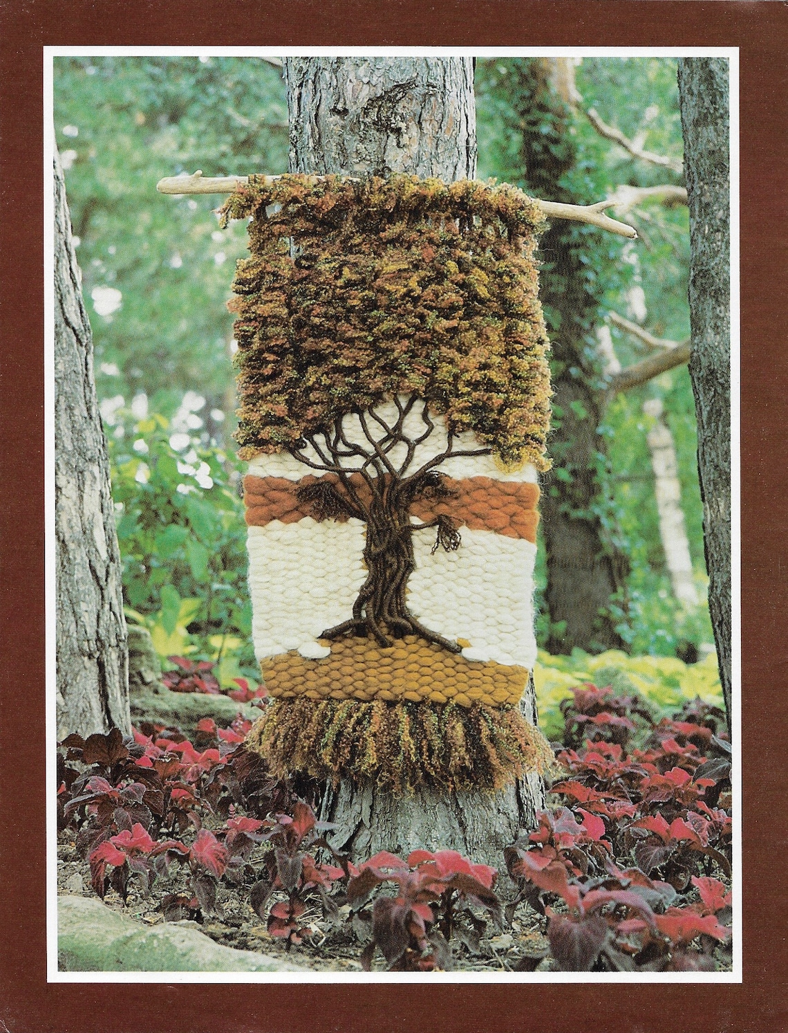 Weaving A Weavers Garden • 1970s Flatloom Easy Beginner Weaving Book ...