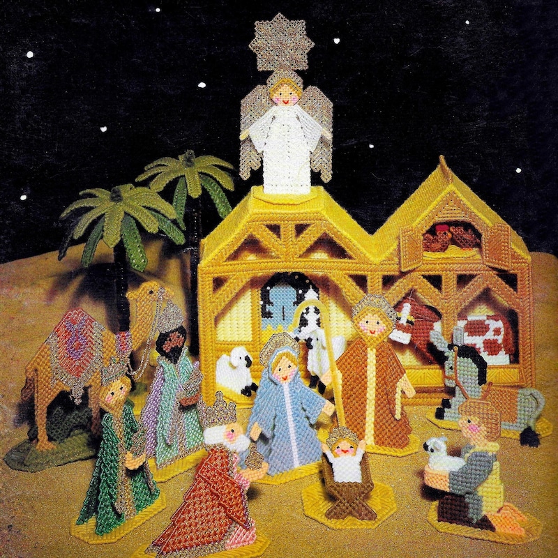 Nativity Pattern Fabric - Etsy