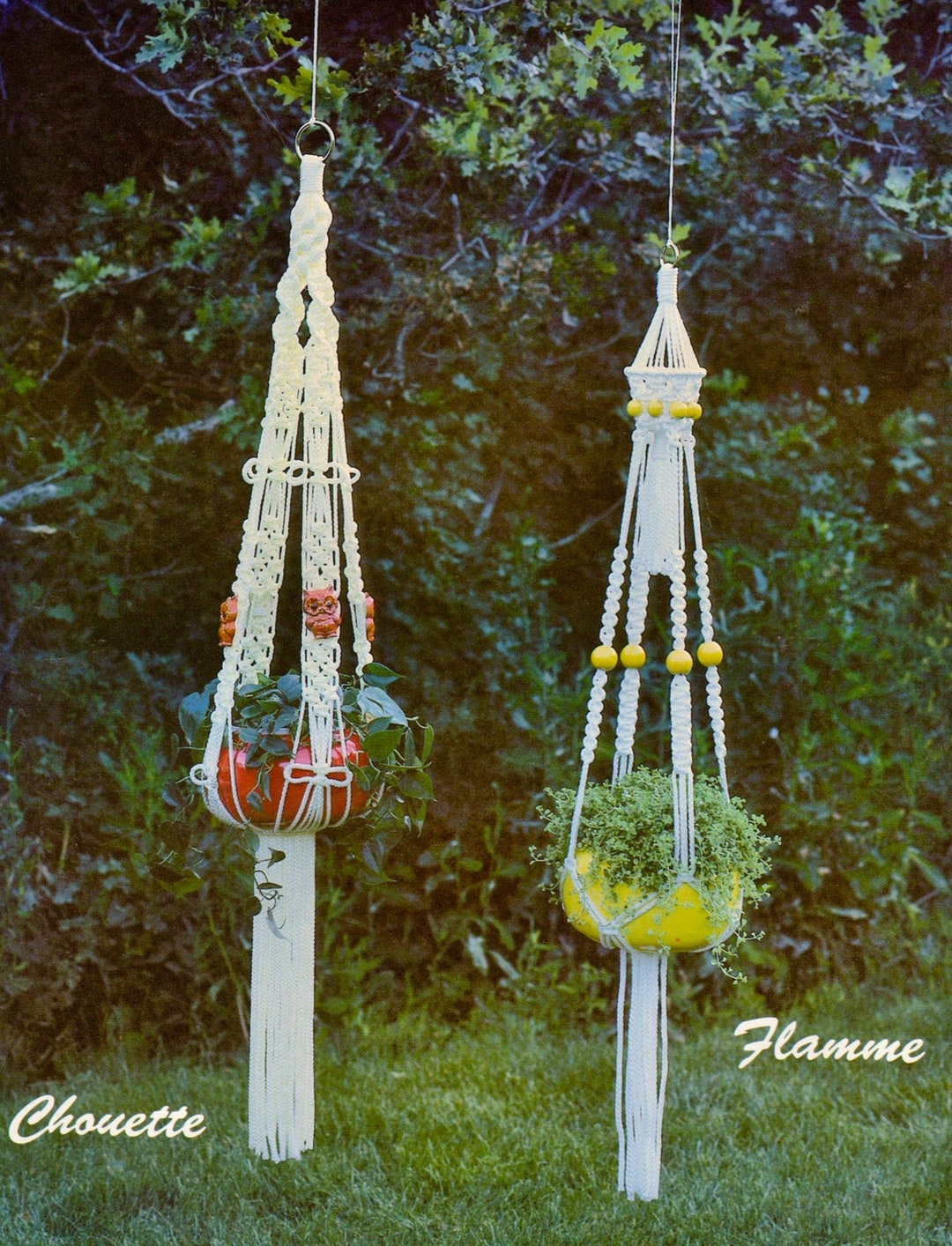 Vintage Macrame PDF Pattern • Beaded Macrame Elegance VII 7 • 1970s ...