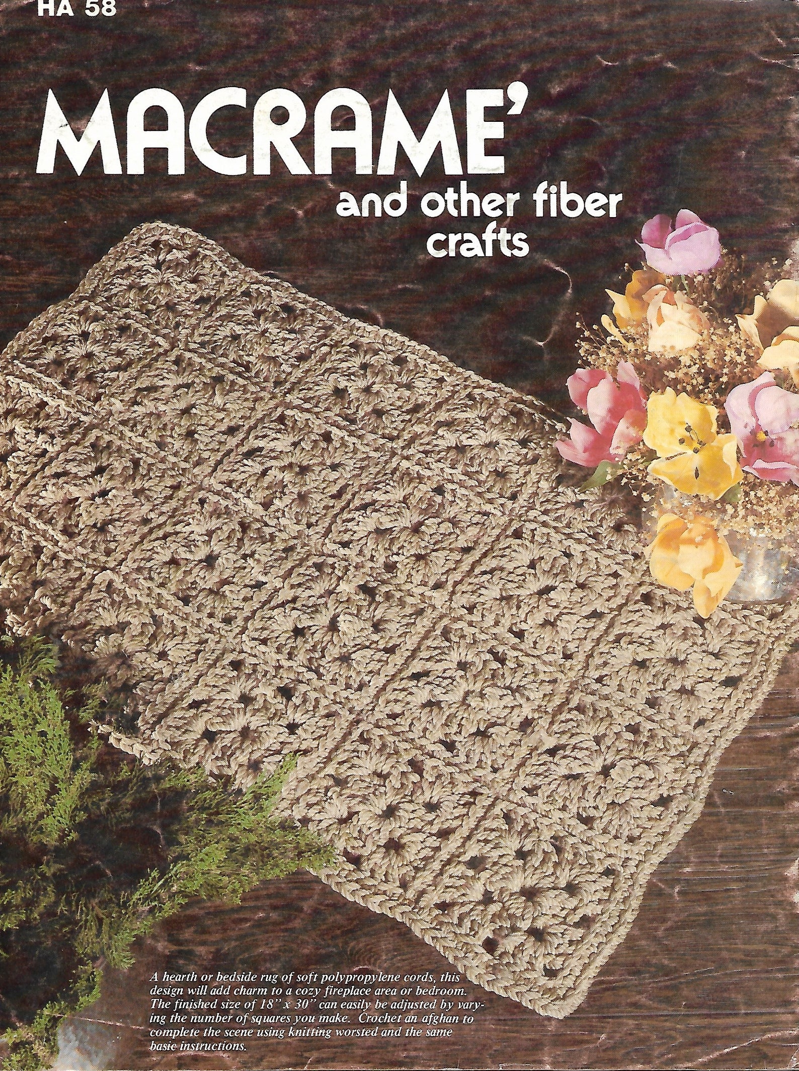 Vintage Macrame Pattern Book PDF • wall Art, Plant Hanger, Owl, Doormat ...
