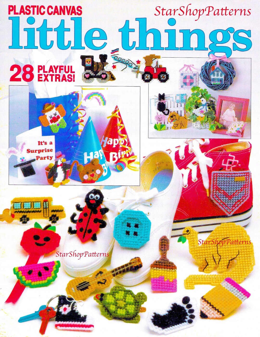 Mini Plastic Canvas Pattern Book PDF Download • Small Plastic Canvas ...