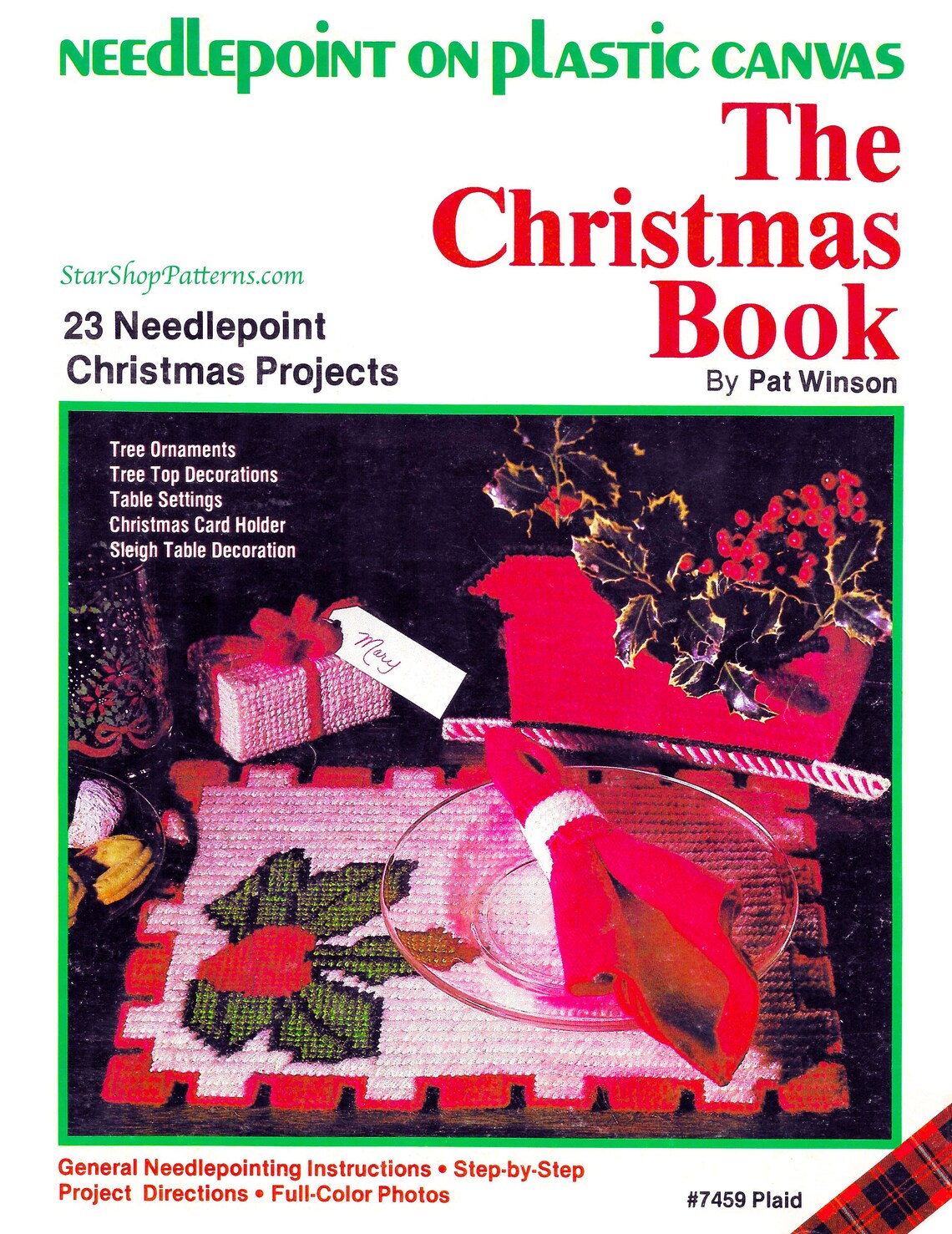 Vintage Plastic Canvas Pattern Book PDF Digital Download - Etsy