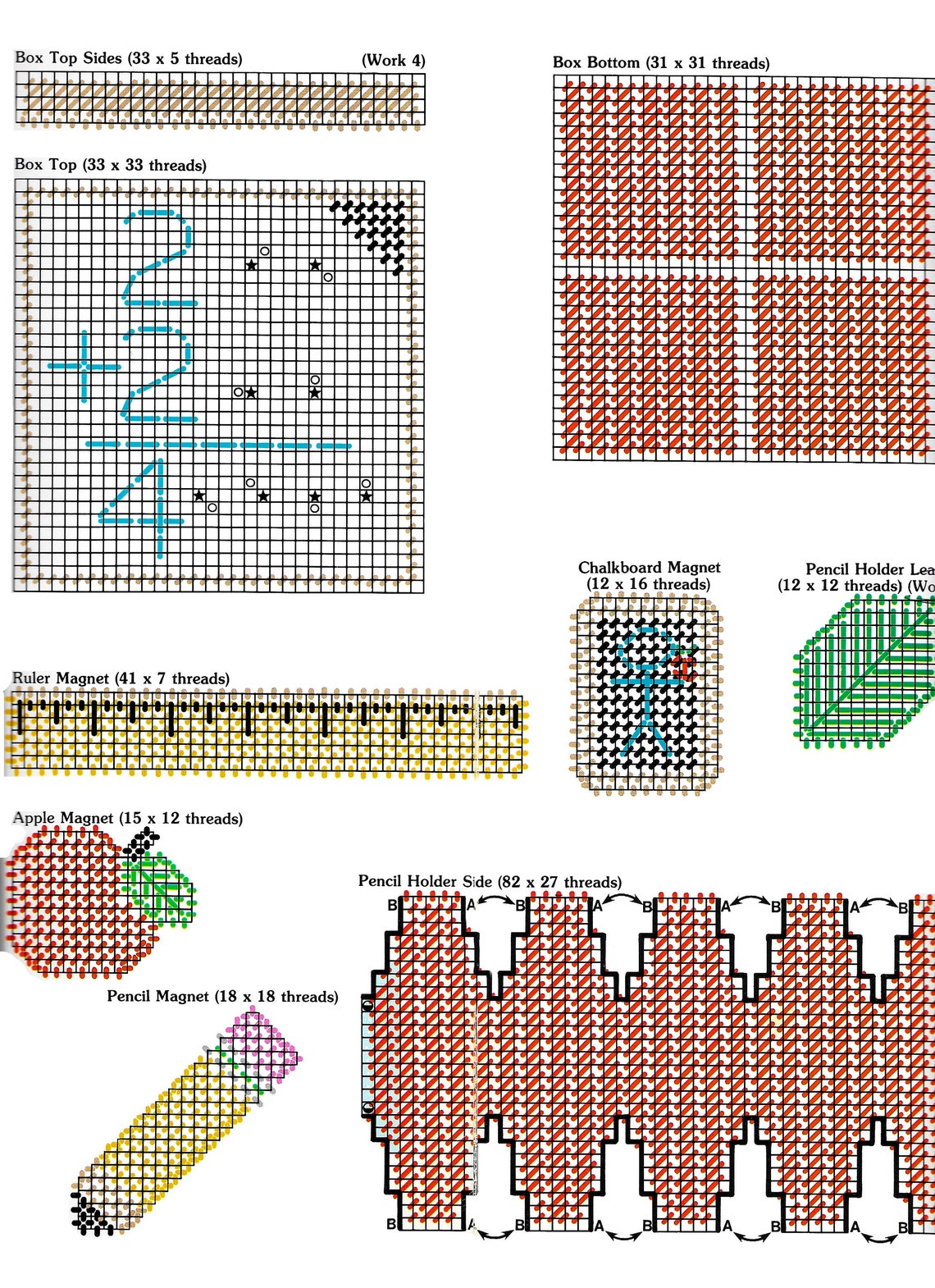 Vintage Plastic Canvas Pattern Book PDF Teacher Plastic - Etsy