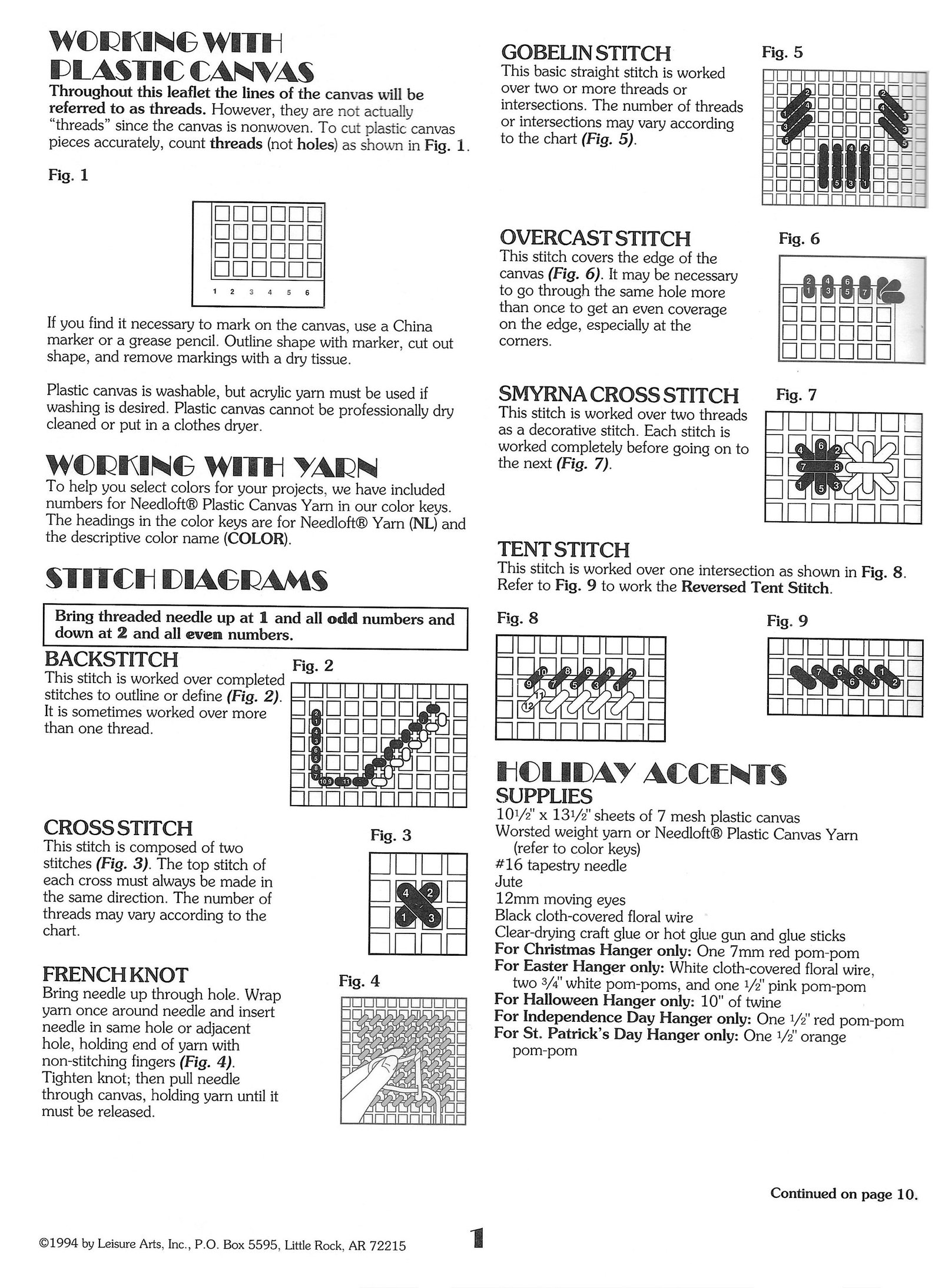 Vintage Plastic Canvas Pattern Book PDF Digital Download - Etsy