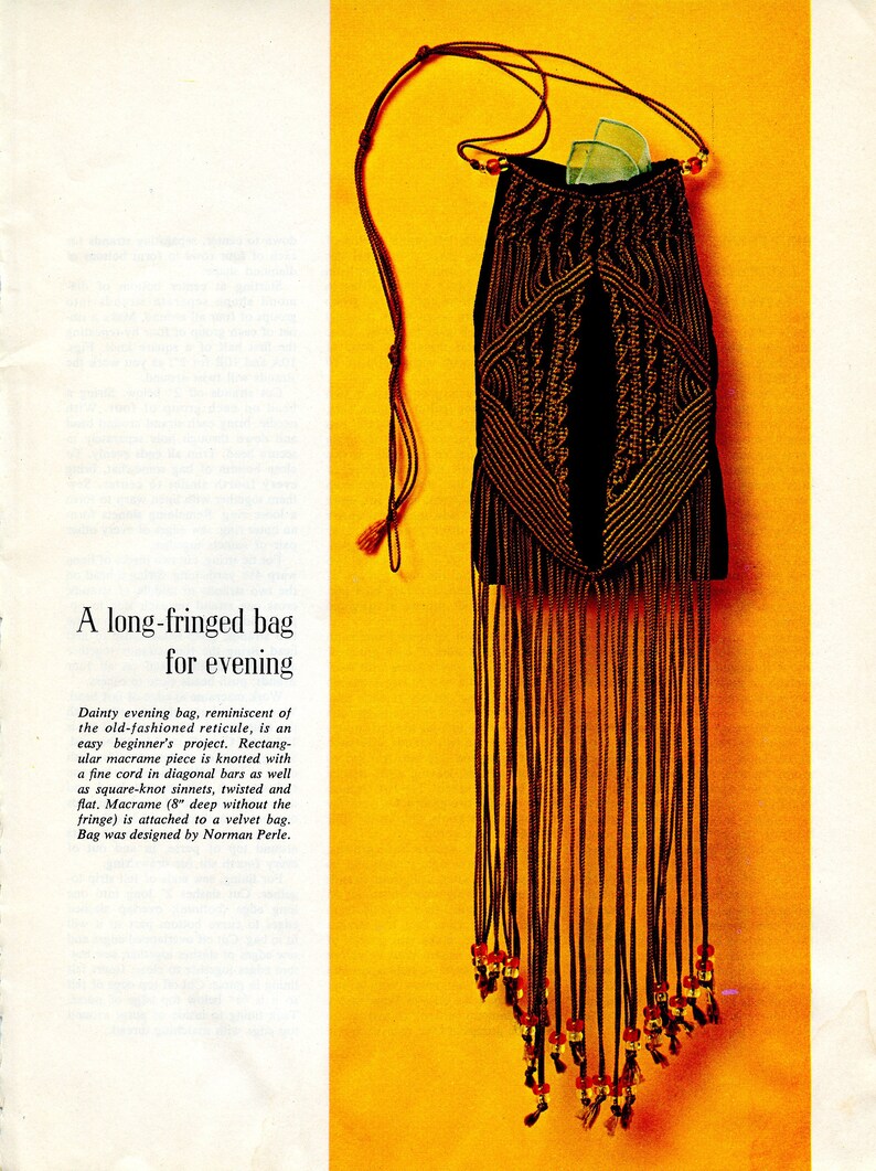 Mccall's Macrame 1970s Macrame Plant Pot Globe Hanger | Etsy