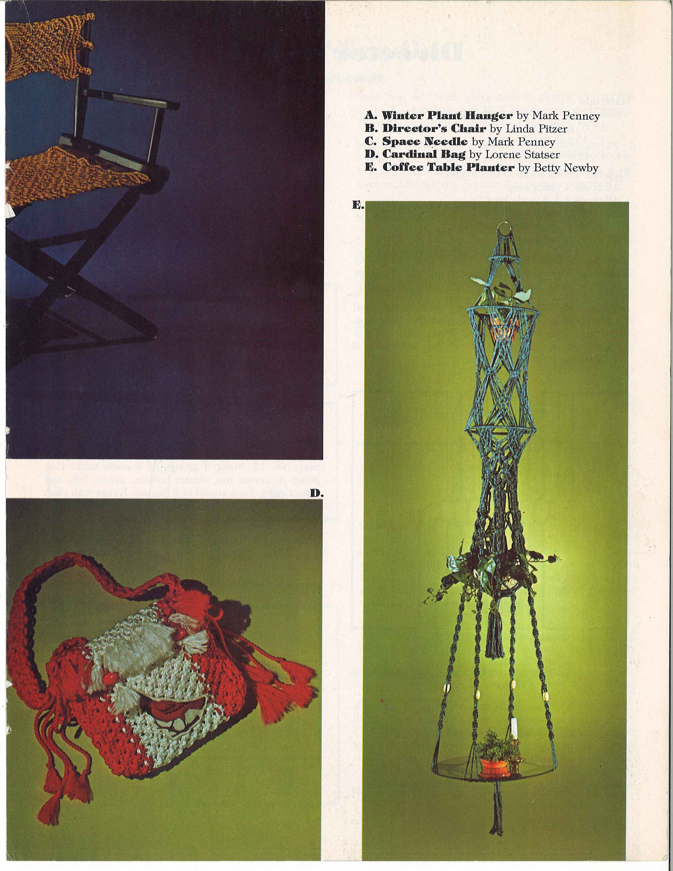 Macramé Originals 1970s Macrame Pattern Book 70s Vintage | Etsy