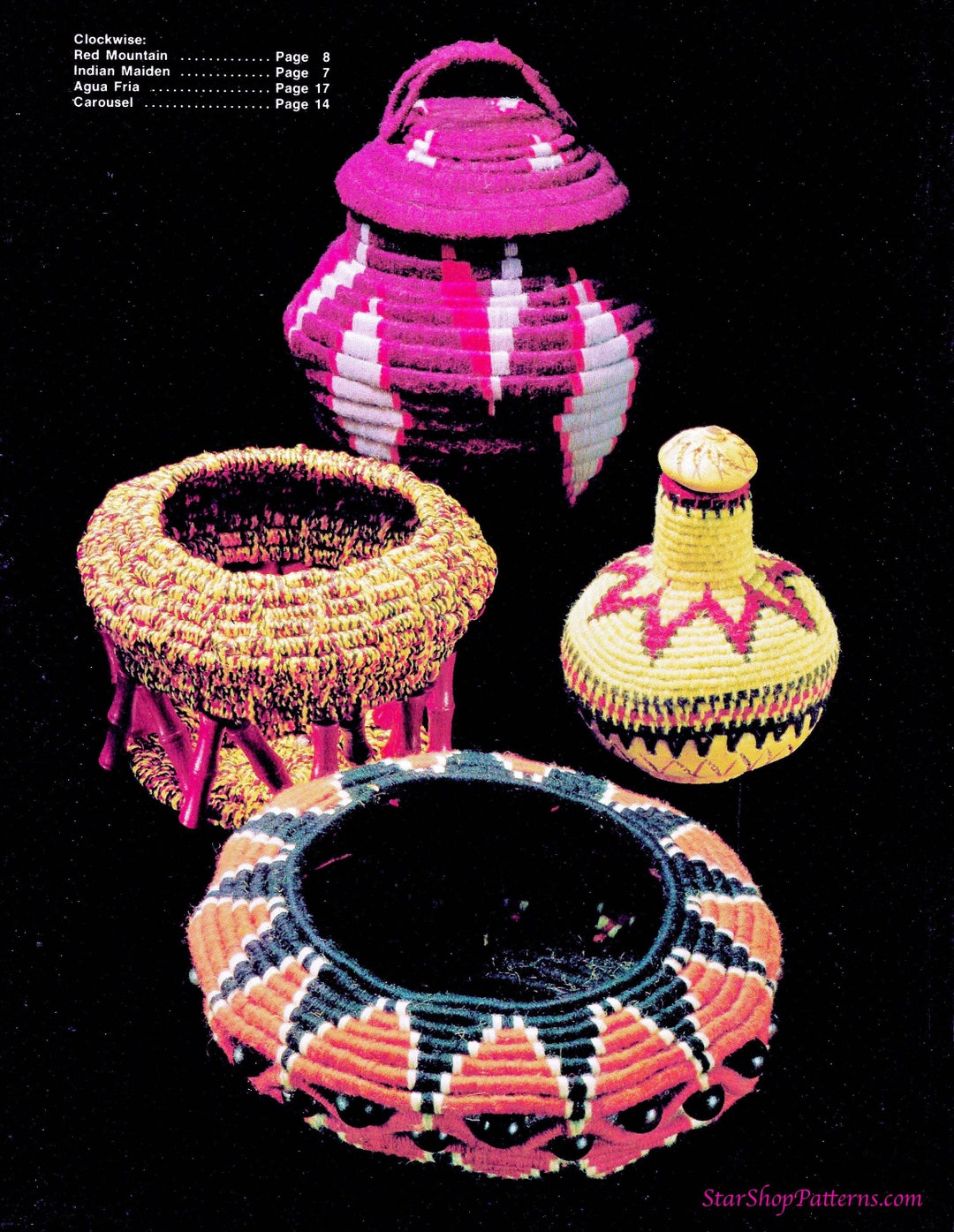 Basic Basketry Book PDF • 1970s Easy Beginner Basket Making Weaving ...