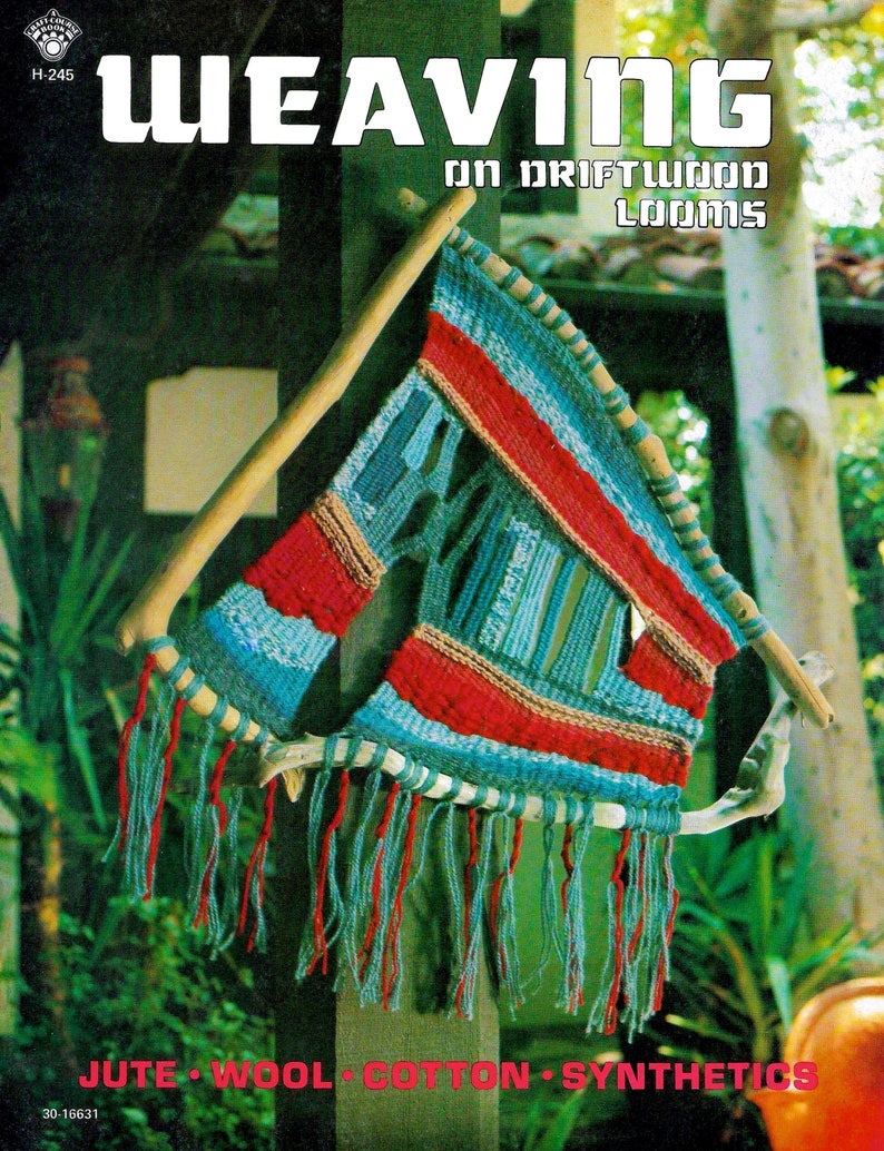 Weaving on Driftwood Looms • 1970s off Loom Flatloom Weaver Books • 70s ...