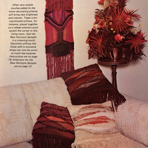 Weaving on A Cardboard off Loom • 1970s Flatloom Weaver Books • 70s ...